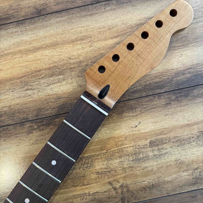 Roasted Flame Maple Tele Neck fits fender Telecaster body 22 | Reverb
