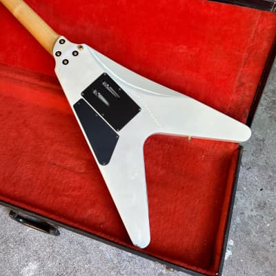Fernandes Flying V FV-80k Shin custom artist c 1990 crème | Reverb