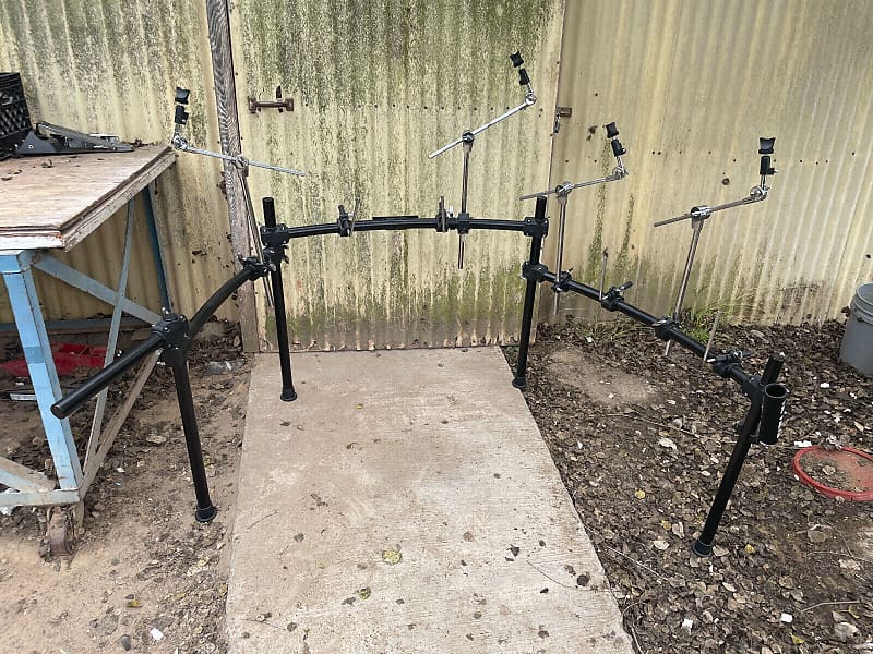 Alesis Strike Pro SE Black Rack Complete with Cymbal Arms and | Reverb