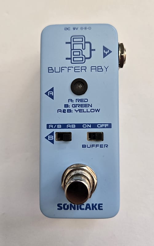 SONICAKE ABY Switcher and Buffer 2020s - Powder Blue | Reverb