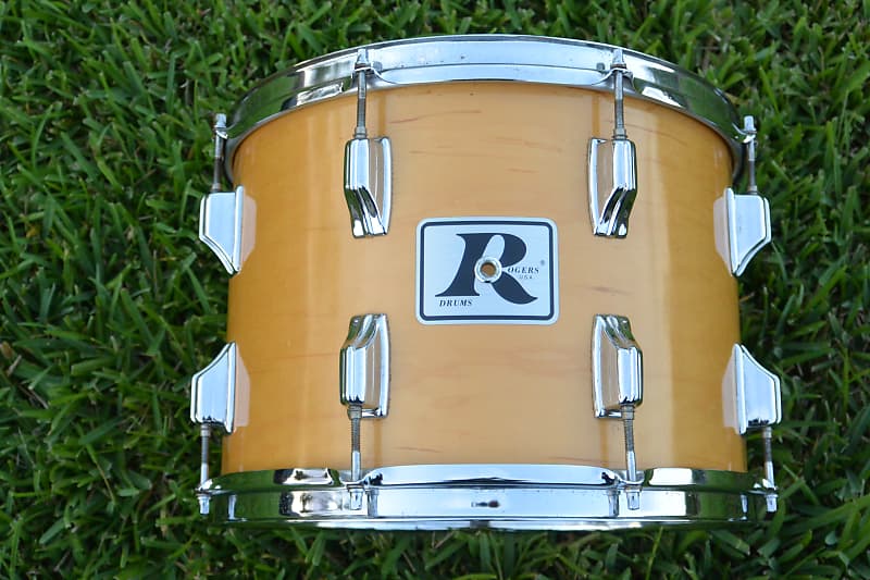 1980's ROGERS USA 14" RACK TOM in NATURAL LACQUER for YOUR | Reverb