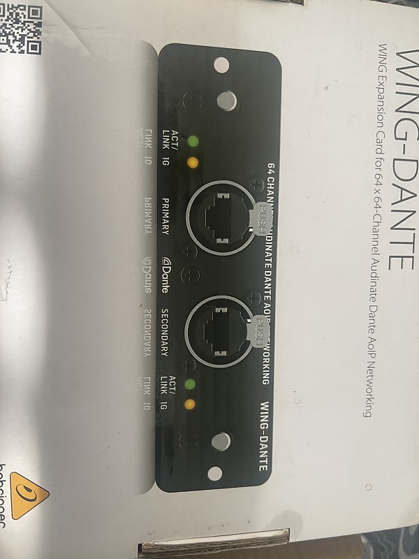 Behringer Wing-Dante Expansion Card | Reverb