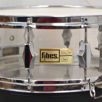 Fibes 6x14" Acrylic Snare Drum - 1960s | Reverb