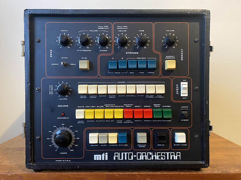 MTI Auto Orchestra Model AO-1 Vintage Drum Machine, Synth | Reverb