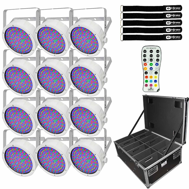 Chauvet DJ EZpar 64 RGBA DMX Battery Powered LED Uplight 12 | Reverb