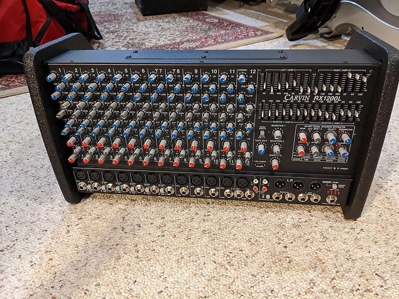 Carvin RX1200L 1600W 12 Channel Lightweight Powered Mixer | Reverb
