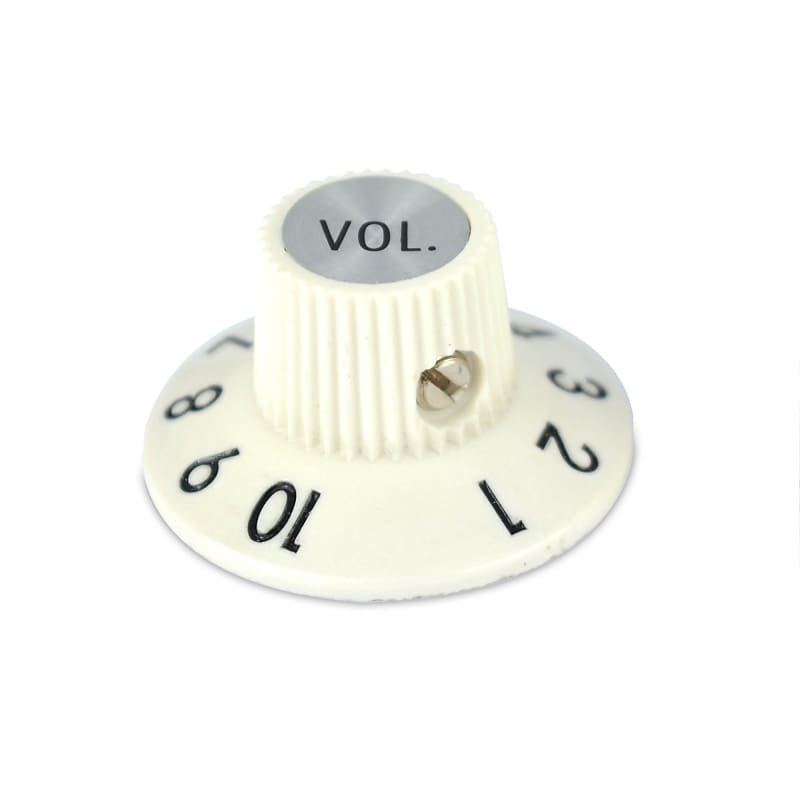 Jazzmaster "Witch Hat" Volume or Tone Knob, Parchment-Volume | Reverb