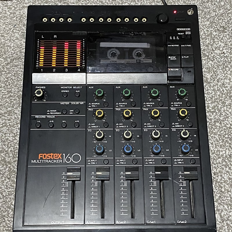 [Rare] FOSTEX 160 Multitracker 4 Track Cassette Recorder | Reverb