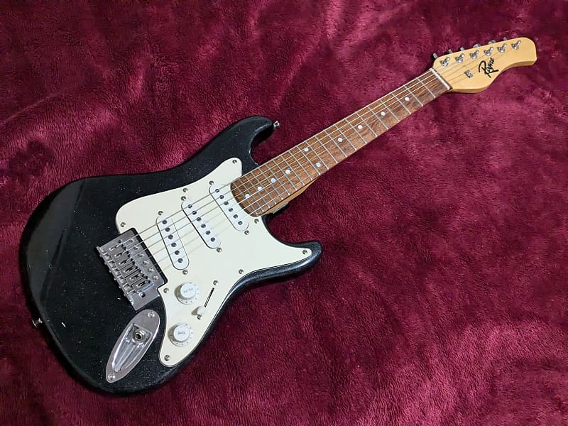 Rogue Mini-Strat 1990s - Metallic Black - 19" Scale Length | Reverb