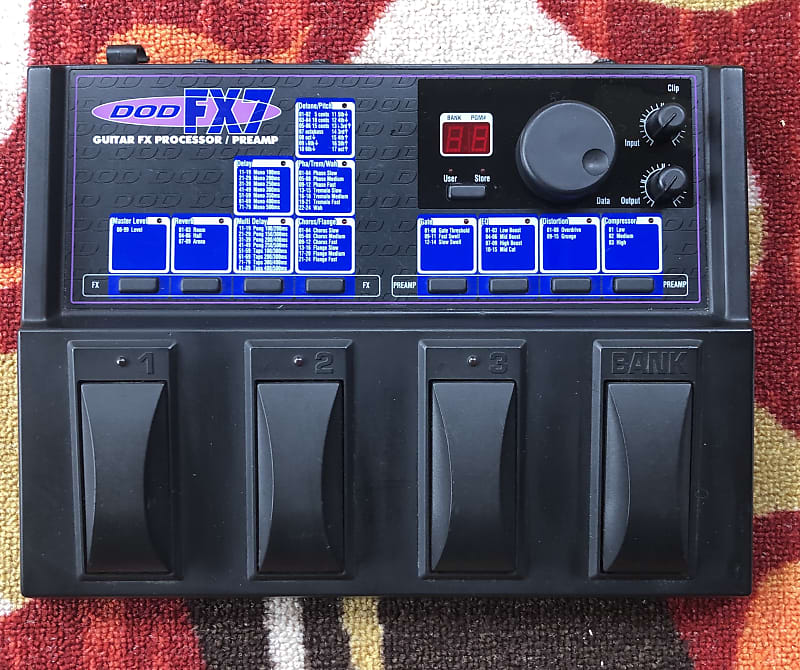 DOD FX7 1996 Black | Reverb