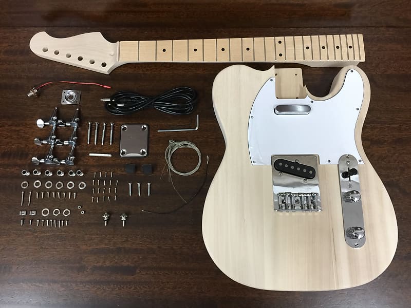 E218DIY Tele Style Electric Guitar DIY Kit, Set Neck, | Reverb