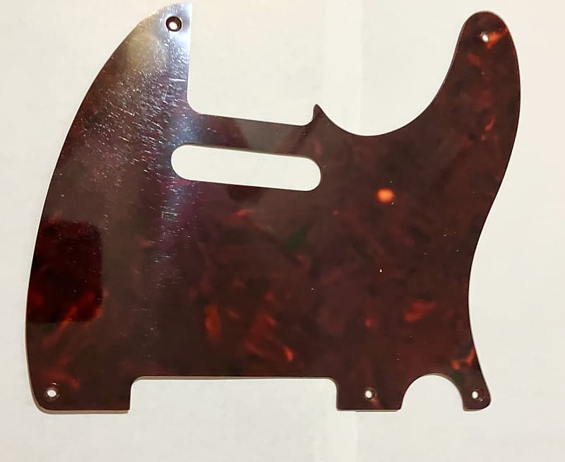 Tele pickguard (tortoise) One ply, five hole bakelite 2023 | Reverb
