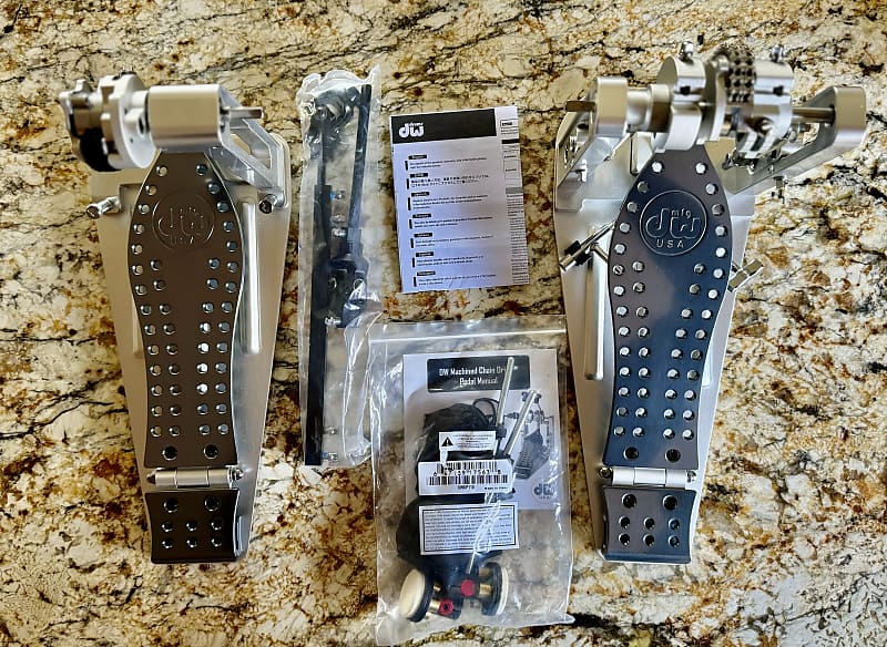 DW DWCPMCD2GR MCD Machined Chain Drive Double Bass Drum Pedal | Reverb