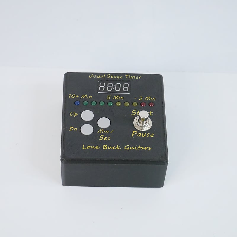 Lone Buck Guitars Visual Stage Set/Gig Timer Pedalboard Stomp | Reverb