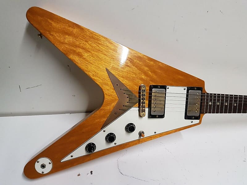 CUSTOM KORINA FLYING Vee with BASEBALL NECK made in USA | Reverb