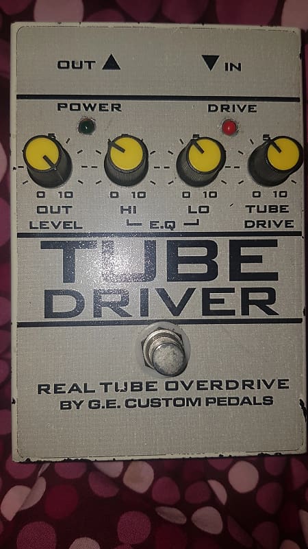 G.e. Custom Pedals Tube driver 2016 Valvola 12AU7 | Reverb