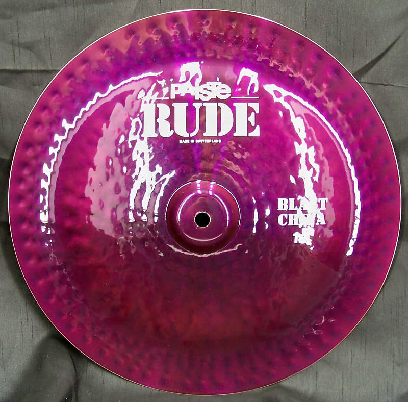 Paiste RUDE-Color Sound Purple 14" Blast China | Reverb