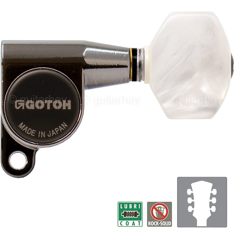 NEW Gotoh SG360 Tuners Schaller Style Mini PEARLOID Buttons | Reverb