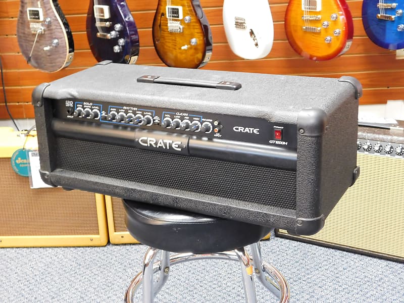Crate GT1200H 120 watt 3 Channel Guitar Head Amplifier | Reverb