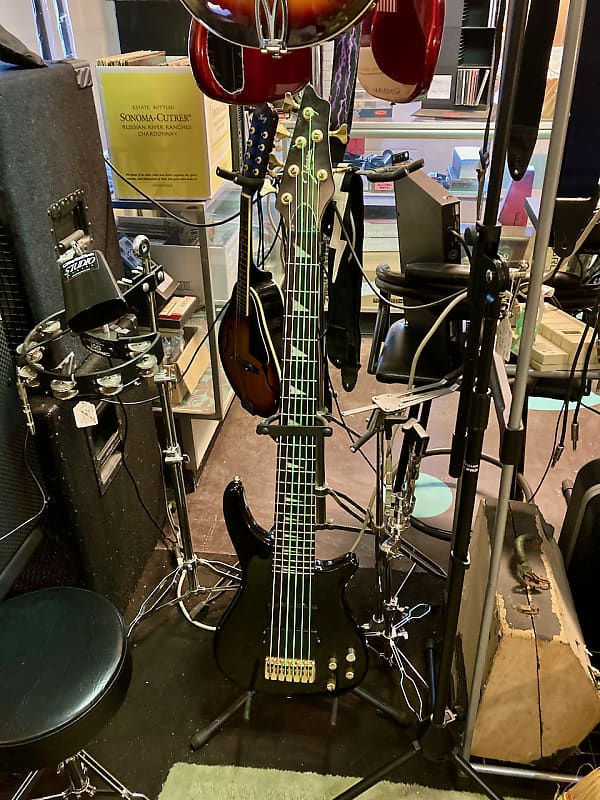 Johnson 6 String Bass Guitar - Trans Black finish LOCAL | Reverb