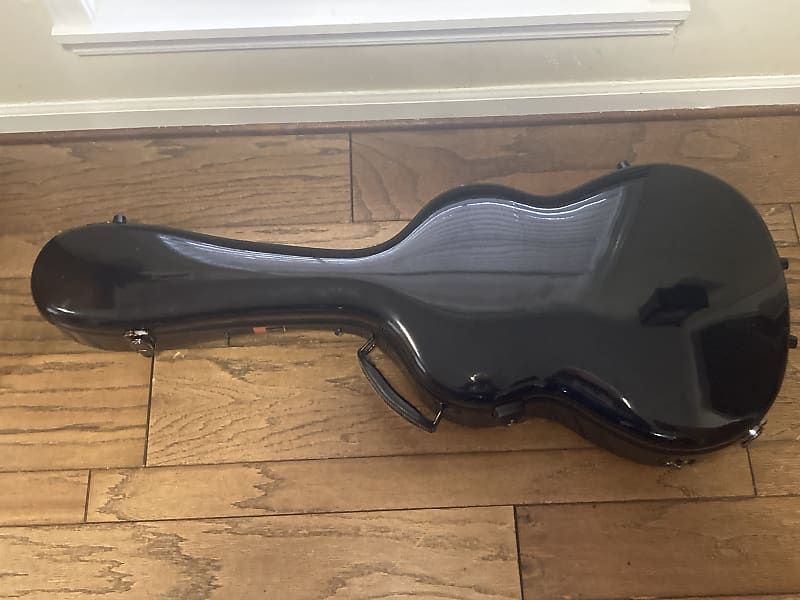 Crossrock Black - Classical Guitar or Dobro Fiberglass Case | Reverb