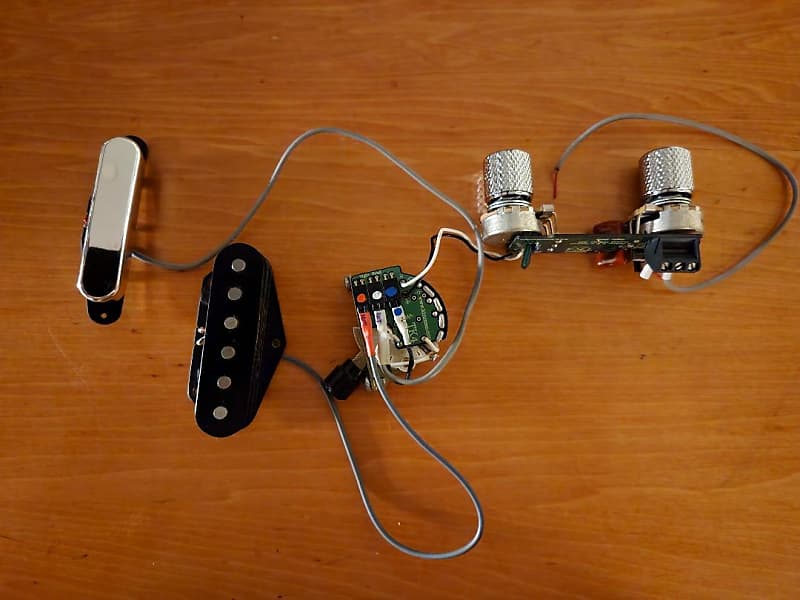 Kinman Zero Hum Telecaster pickups with TK4 switching harness | Reverb