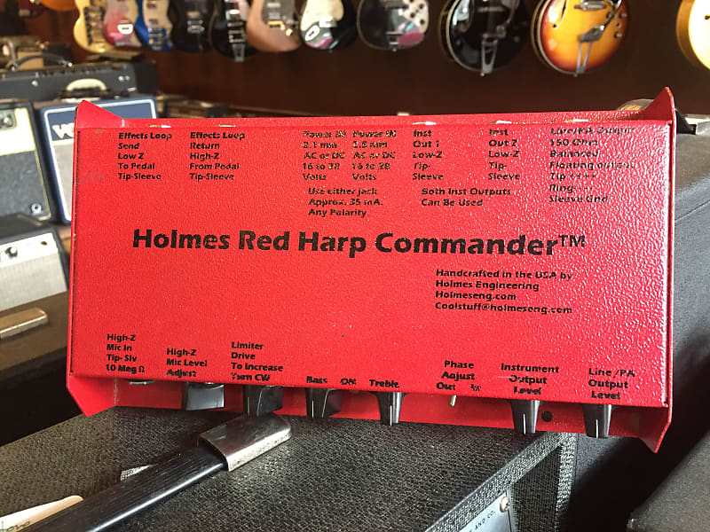 Holmes Red Harp Commander 4 | Reverb