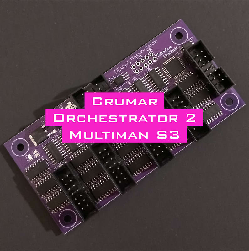 Crumar orchestrator 2, Multiman S3 MIDI kit retrofit Vitalka | Reverb