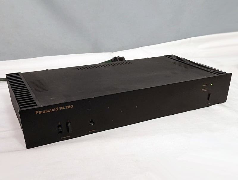 Vintage Parasound PA260 Power Amp Amplifier PA 260 - Black | Reverb