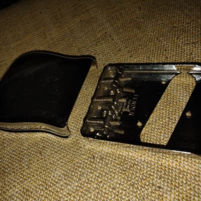 1967 Fender Telecaster Bridge Assembly & Chrome Bridge Cover- | Reverb