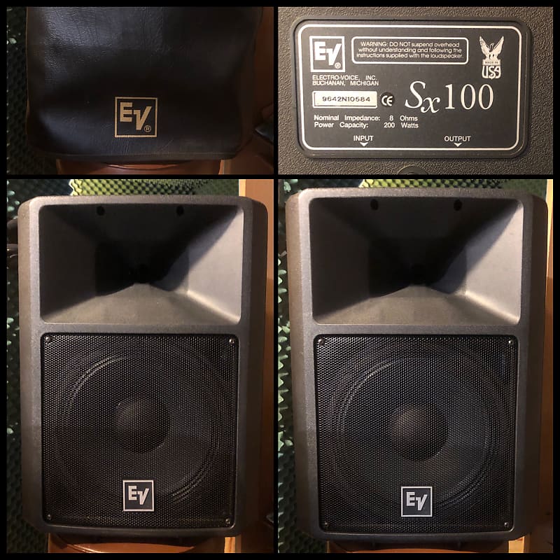 Electro-Voice EV Sx100 (PAIR) with Covers! | Reverb Electro-Voice EV Sx100 (PAIR) with Covers! | Reverb