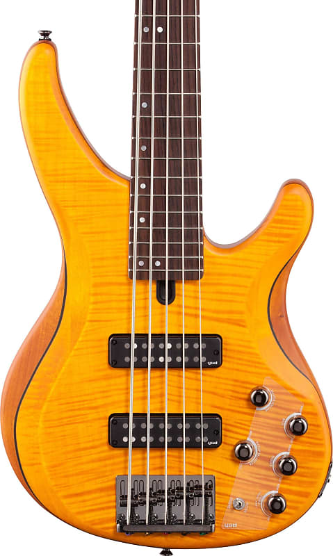 Yamaha TRBX605FM 5-String Bass Guitar, Rosewood Fingerboard, | Reverb