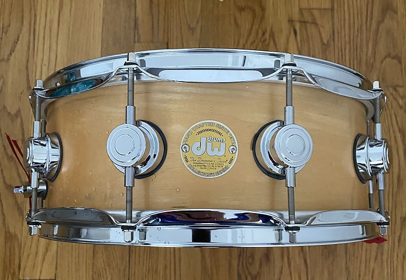 DW Collectors SOLID MAPLE SHELL 1 ply snare drum 2007 Natural | Reverb