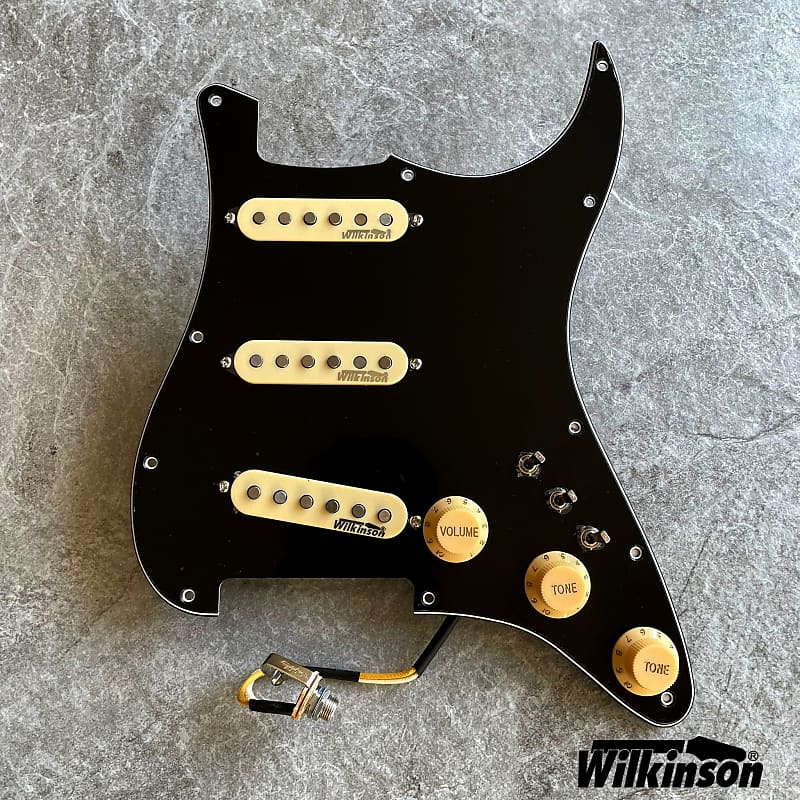 Wilkinson Prewired Pickguard Three Mini Toggle Switches Fully | Reverb