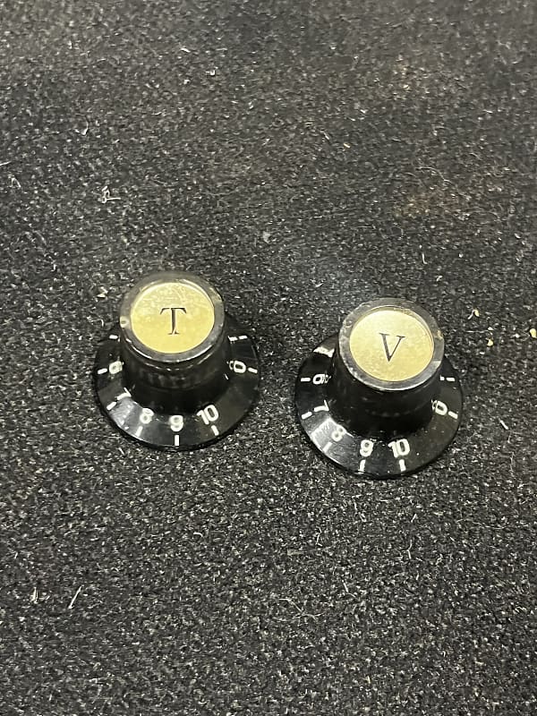 Univox Teisco MIJ Volume and Tone Knob pair 1960s 1970s | Reverb