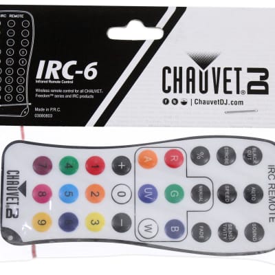 Chauvet IRC 6 Infrared Lighting Remote Control | Reverb