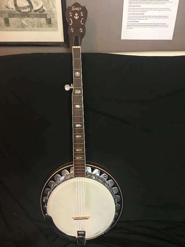 Saga 5-String Banjo – Excellent Condition – Includes Hard | Reverb