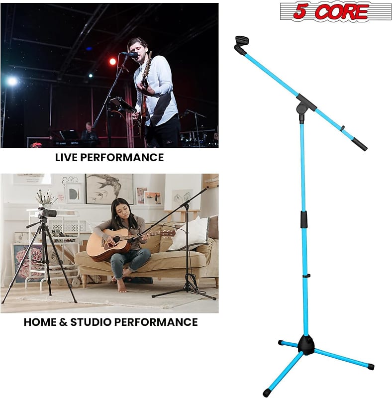 Core Tripod Mic Stand Pair Heavy Duty Height Adjustable Floor | Reverb