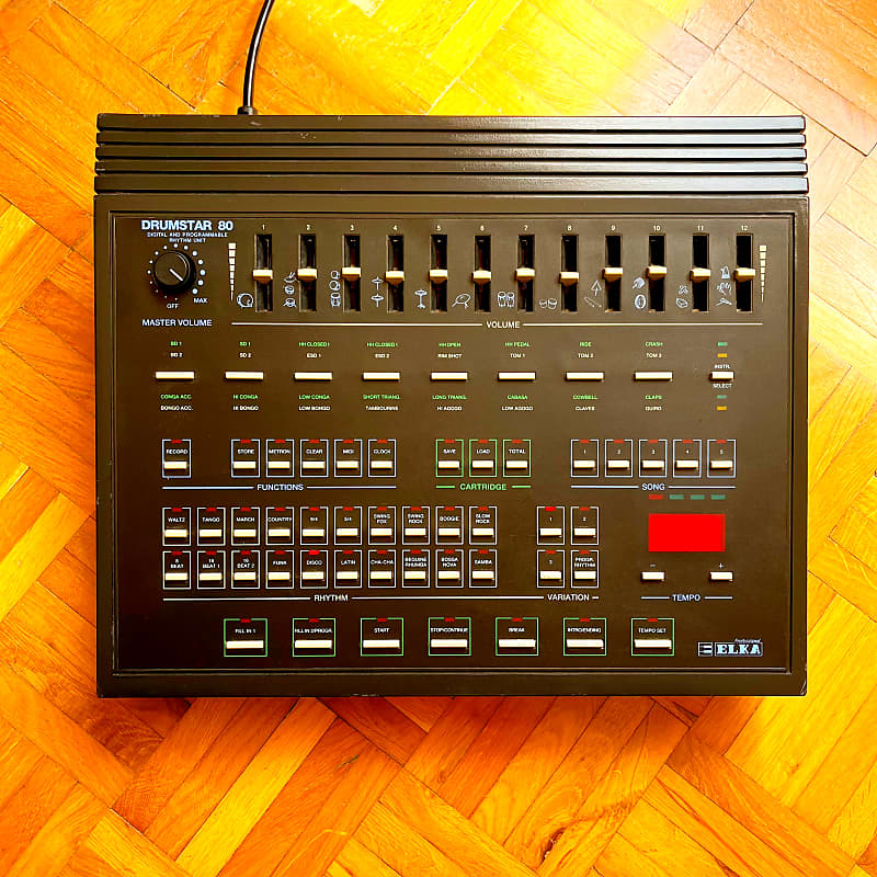 Elka Drumstar 80 – Italo Disco Drum machine with PDF manual | Reverb
