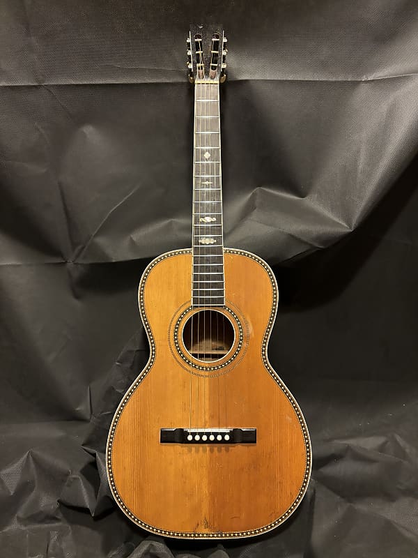 Lyon & Healy Aquila - Early 1900s Parlor Guitar - | Reverb Australia