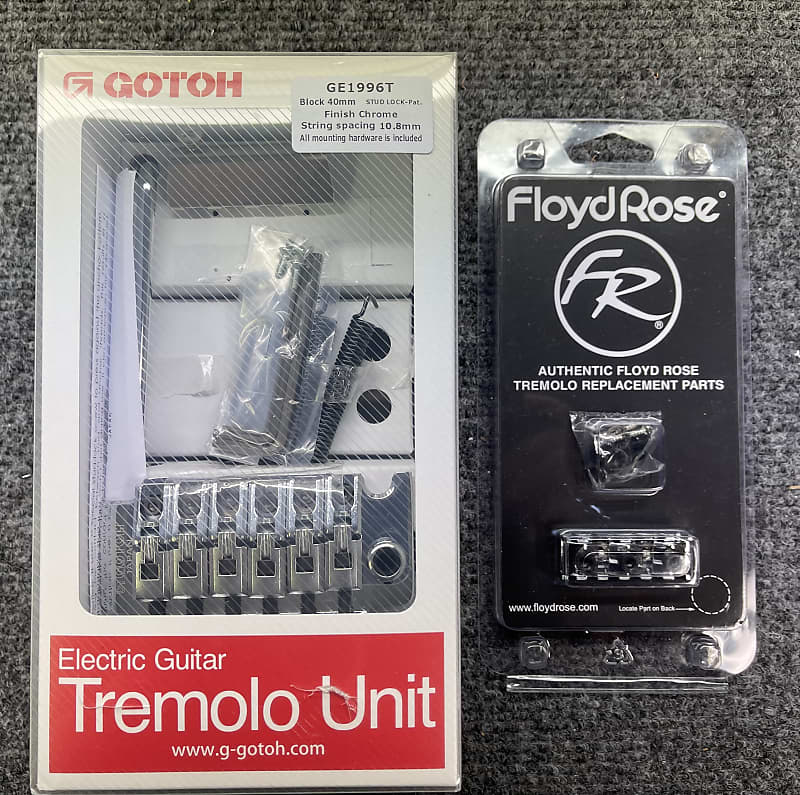 Gotoh GE1996T Chrome Tremolo Bridge *PLUS* Floyd Rose Locking | Reverb