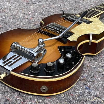 Hofner 459-VTZ Violin Guitar 1967 - Violin Sunburst | Reverb