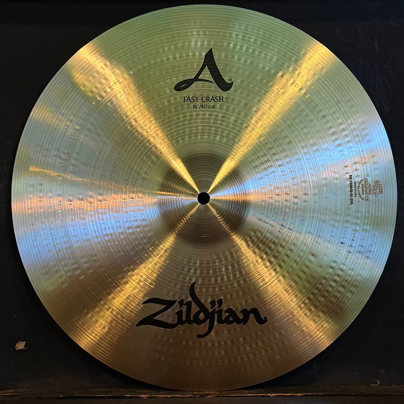 NEW Zildjian 16" A. Zildjian Fast Crash - 914g | Reverb