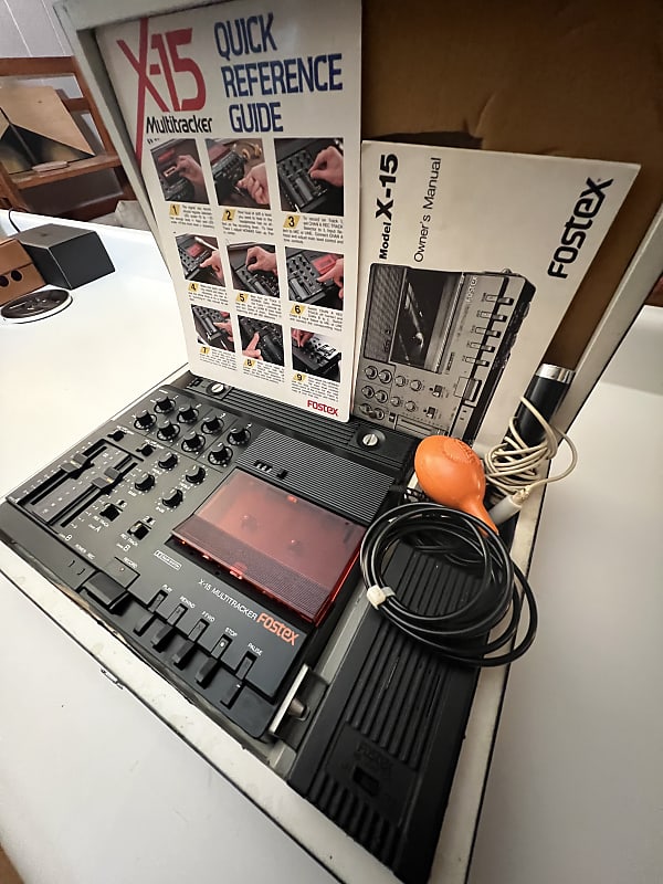 Fostex X-15 Multitracker Complete W/accessories and caseI | Reverb