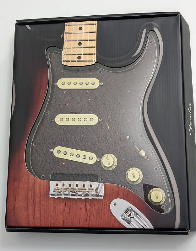 Genuine Fender USA Pre-wired Loaded Strat Pickguard Hot | Reverb