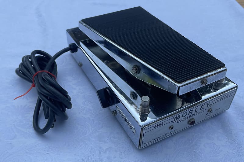 Vintage Morley Power Wah Boost 1970s Chrome Guitar Effect | Reverb