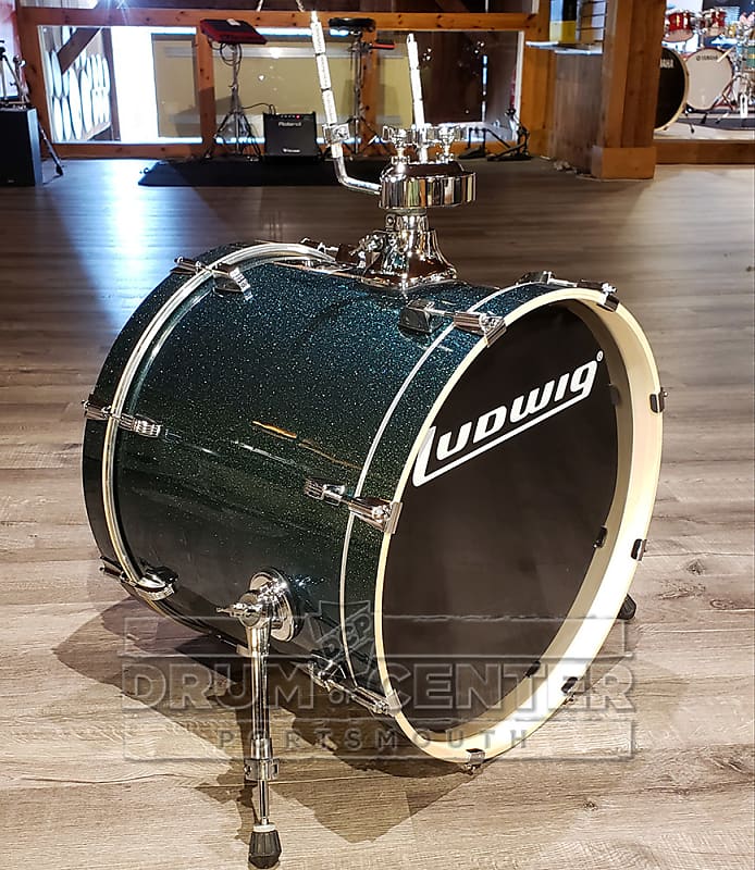 Ludwig Element Evolution Bass Drum 20x16 Emerald Green | Reverb