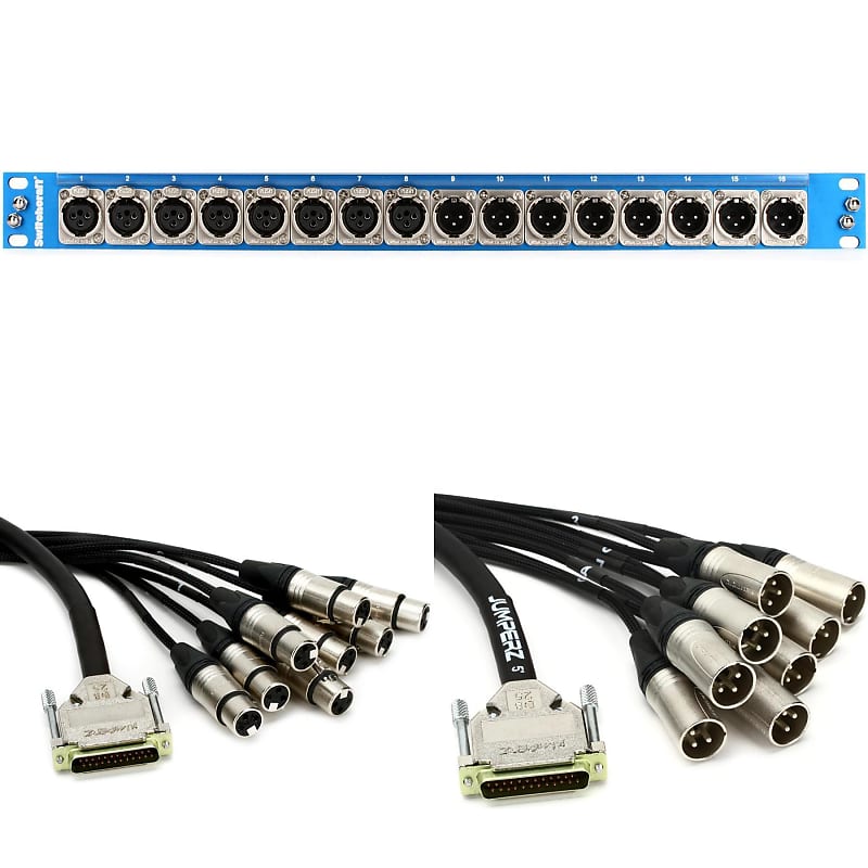 Switchcraft PT8FX8MXDB25 8-point XLR Female/8-point XLR Male | Reverb