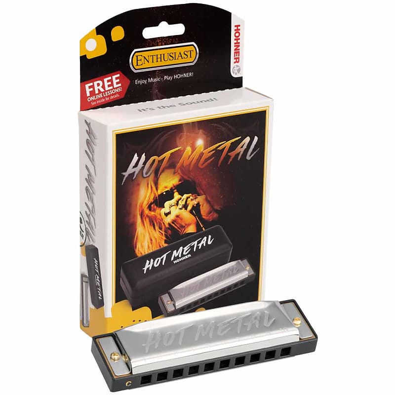 Hohner Hot Metal Harmonica - Key of E | Reverb