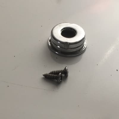 Chrome Relic For Fender Tele Output Jack Cup Guitar NOS Aged | Reverb